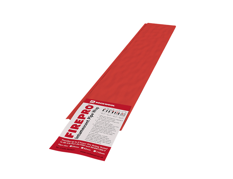 Rockwool Firepro Intumescent Pipewrap Roll | 4 Hr Fire-resistance
