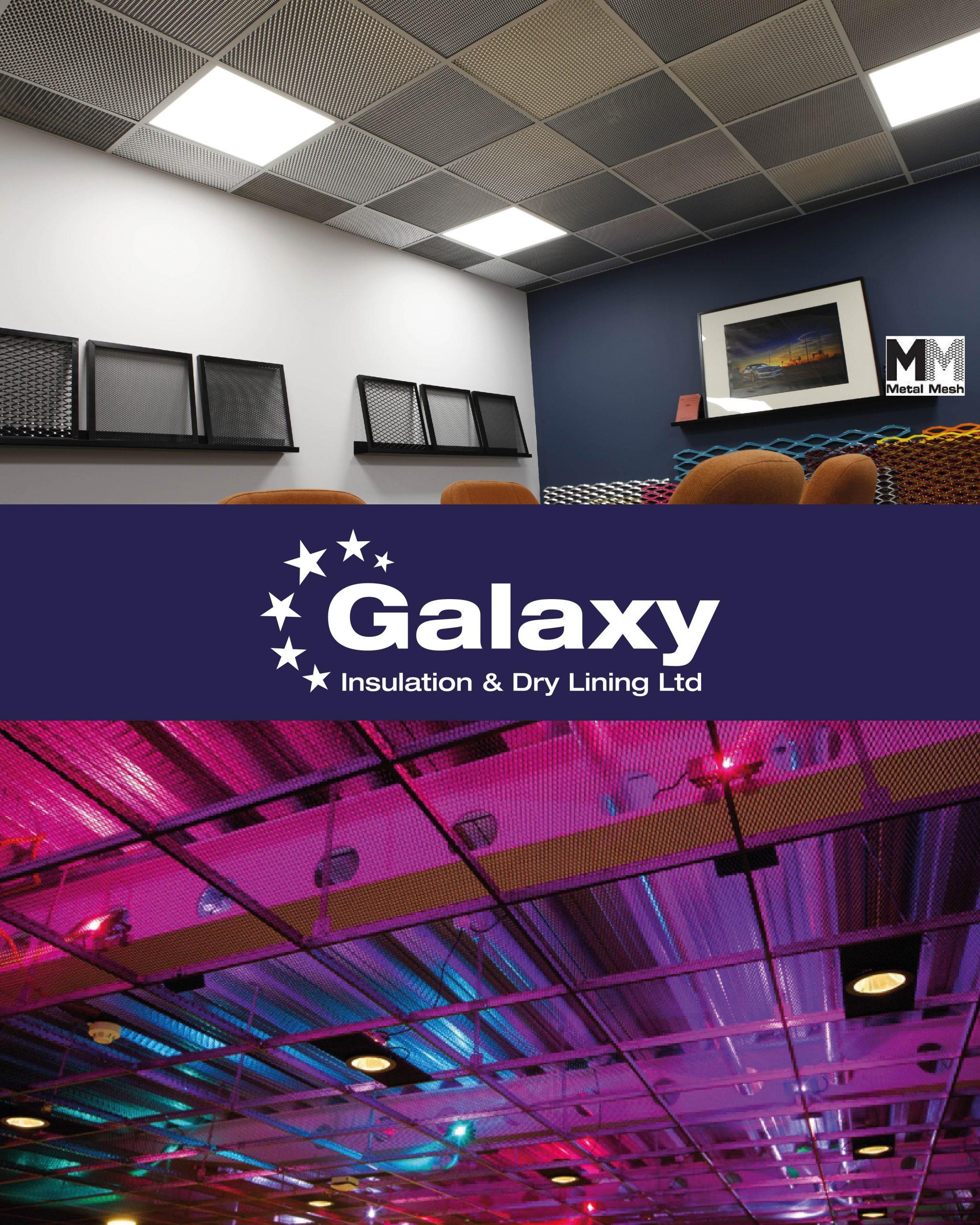 Bespoke Mesh Ceilings | Galaxy Insulation