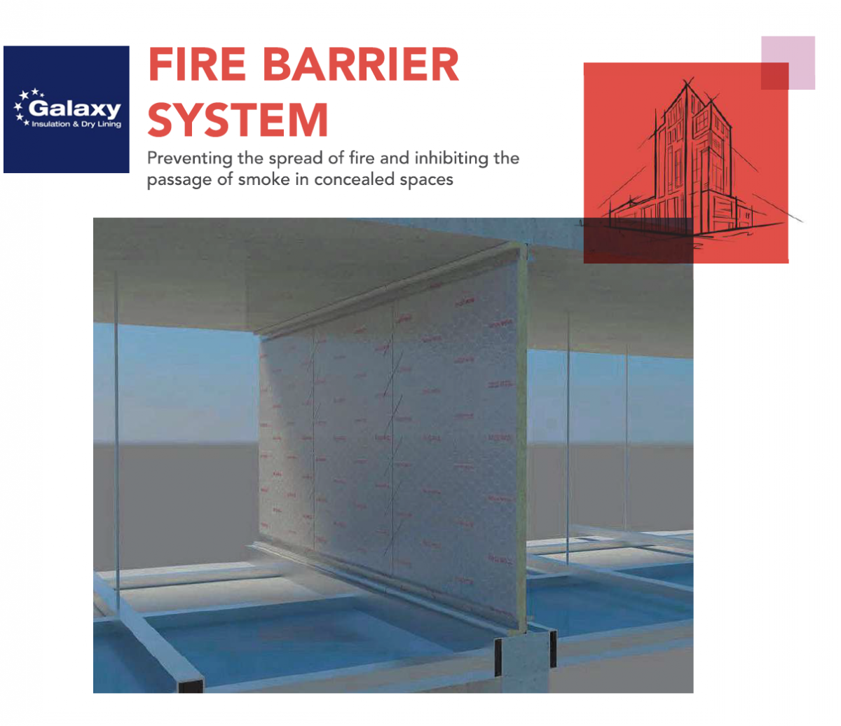Fire Barrier System - New roll sizes from Rockwool | Galaxy Insulation