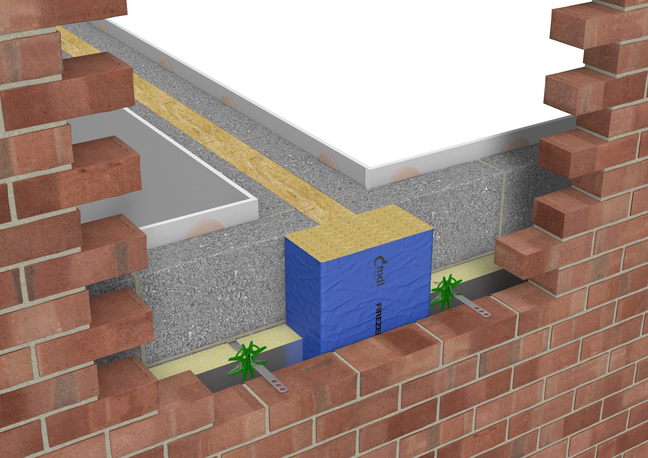 MDL Firezero Party Wall Cavity Barrier Series 3300 | Galaxy Insulation